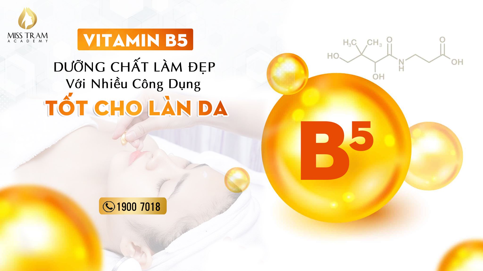 Tìm hiểu lợi ích và công dụng Vitamin B5 trong làm đẹp